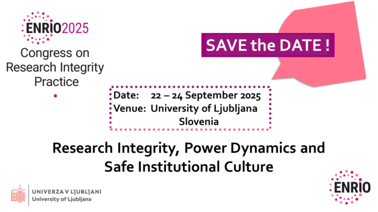 ENRIO Congress 2025: Research Integrity, Power Dynamics and Safe ...