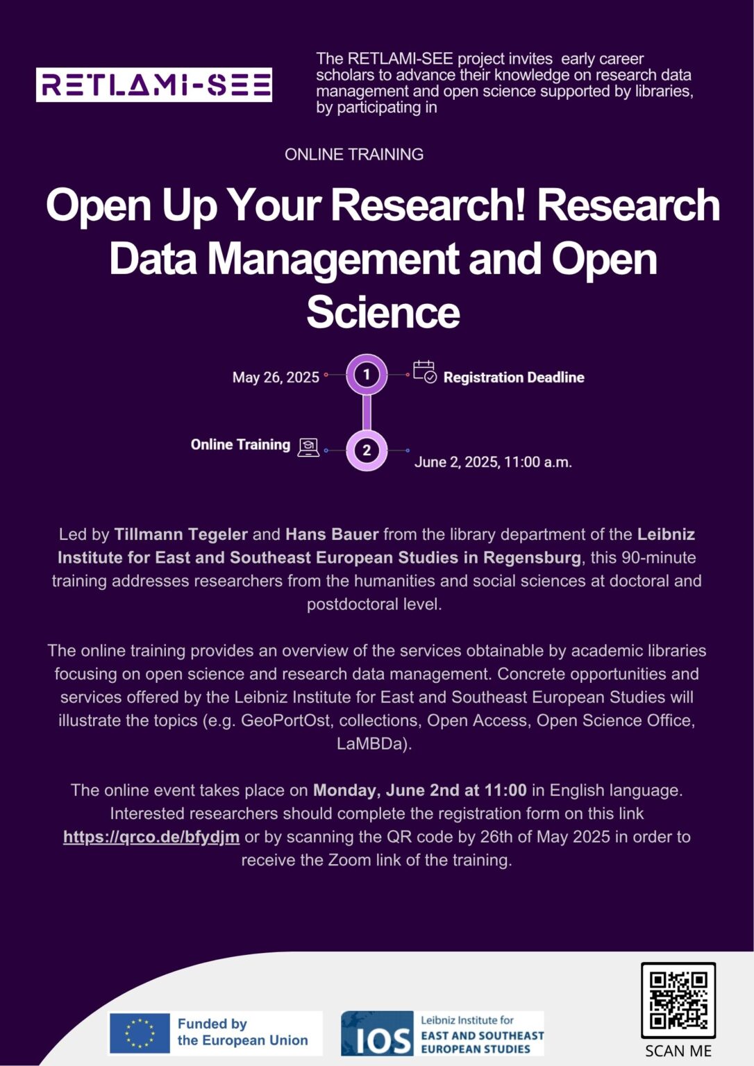 Call For Online Training Research Data Management And Open Science Westernbalkans Infohub Eu