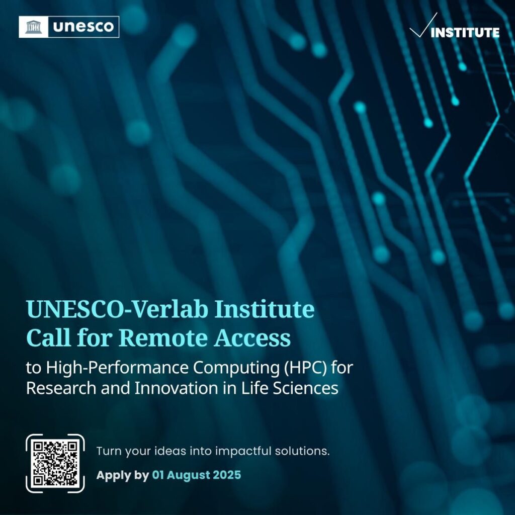 Call for Applications: UNESCO and Verlab Institute Offer Remote Access ...